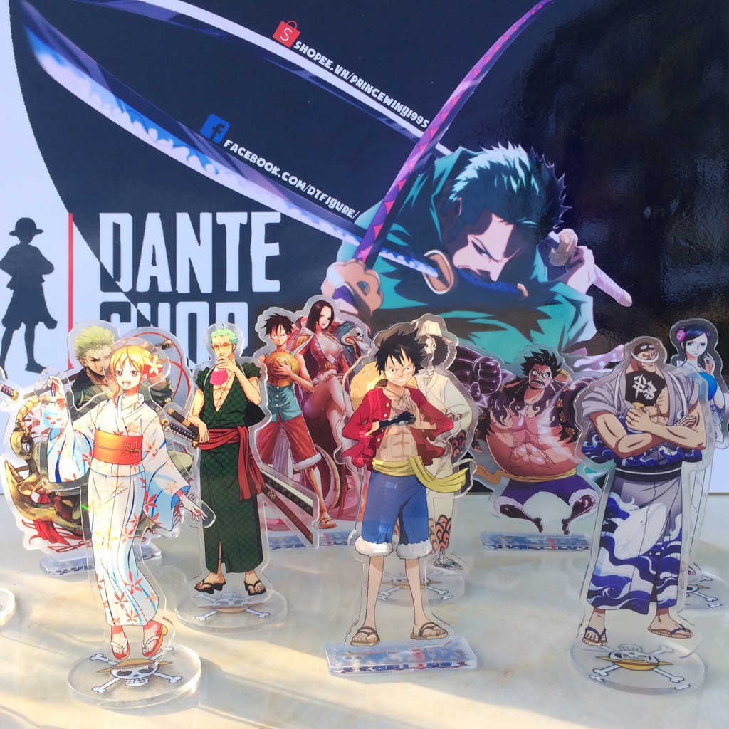 Mô Hình Standee Acrylic Anime One Piece Nhân Vật Luffy, Zoro, Sanji ...