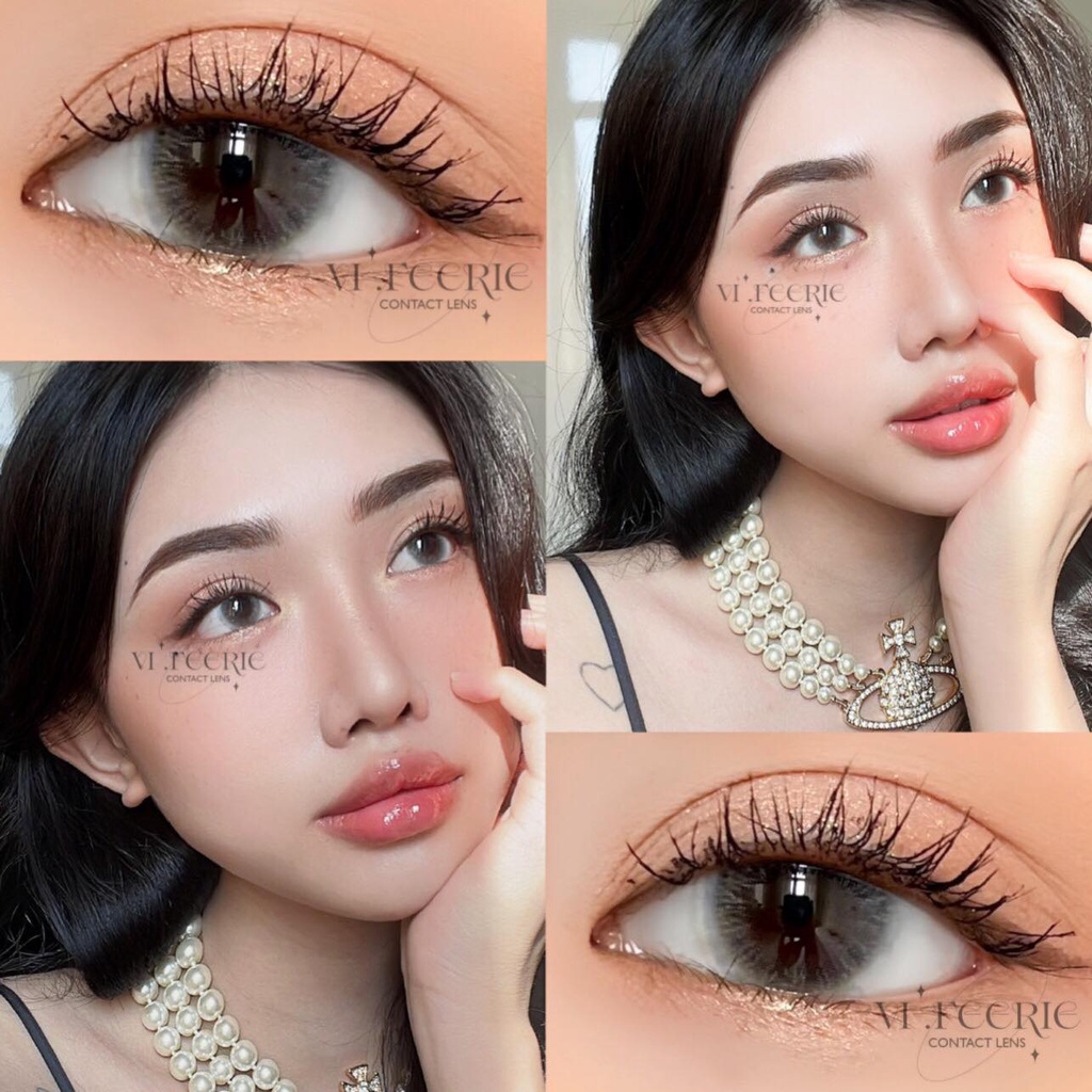 Kính áp tròng (lens) xám Aim Gray đủ độ cận-VF Lens | Shopee Việt Nam