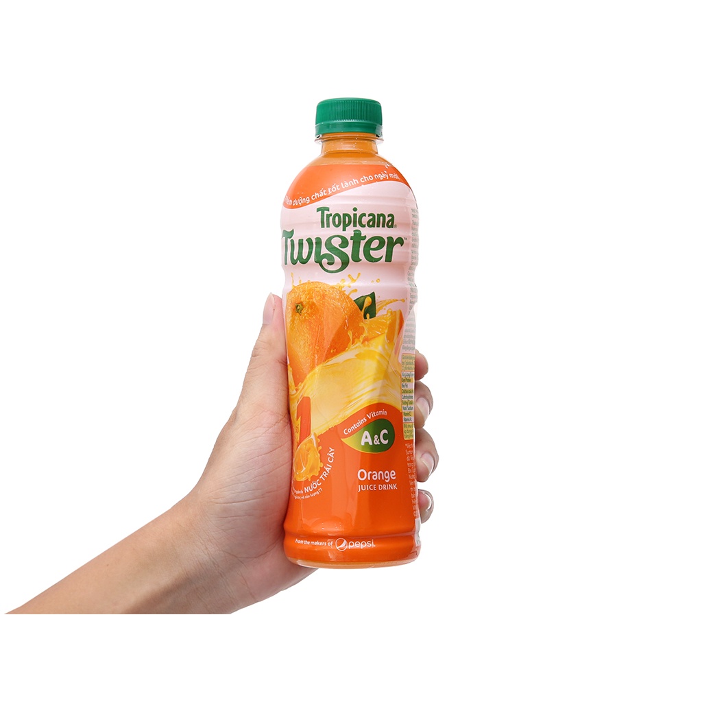 Nước cam ép Twister Tropicana (Thùng 24 Chai / Lốc 06 Chai / 450ml) | Shopee Việt Nam