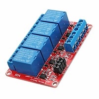 Module 4 relay 5V với opto cách ly kích HL (Màu Đỏ) | Shopee Việt Nam