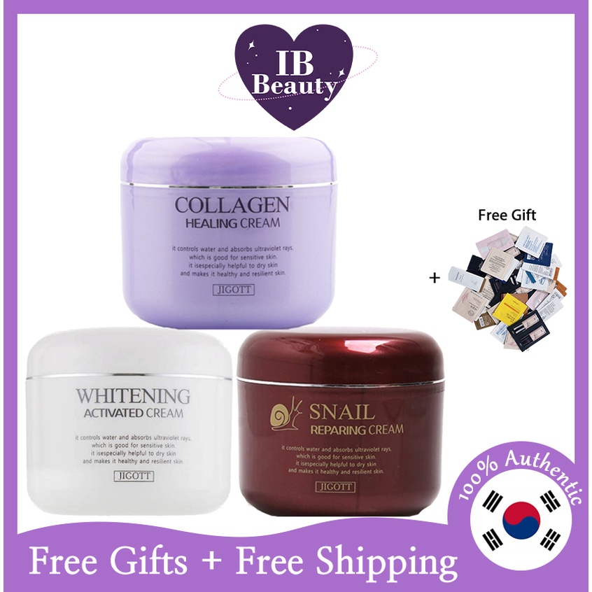[Jigott] Kem dưỡng da hoạt tính / Sửa chữa ốc sên / Collagen Healing ...