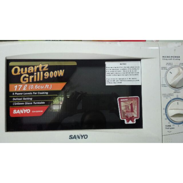 Lò vi sóng sanyo quartz Grill 900w | Shopee Việt Nam