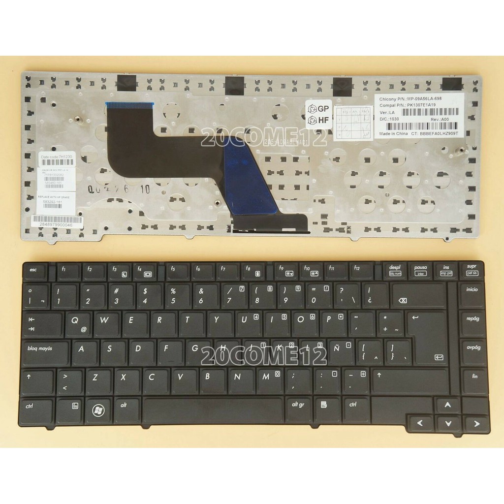 Bàn phím laptop HP Probook 6450 ,6440B 6445B 6450B 6455B ( không chuột ...