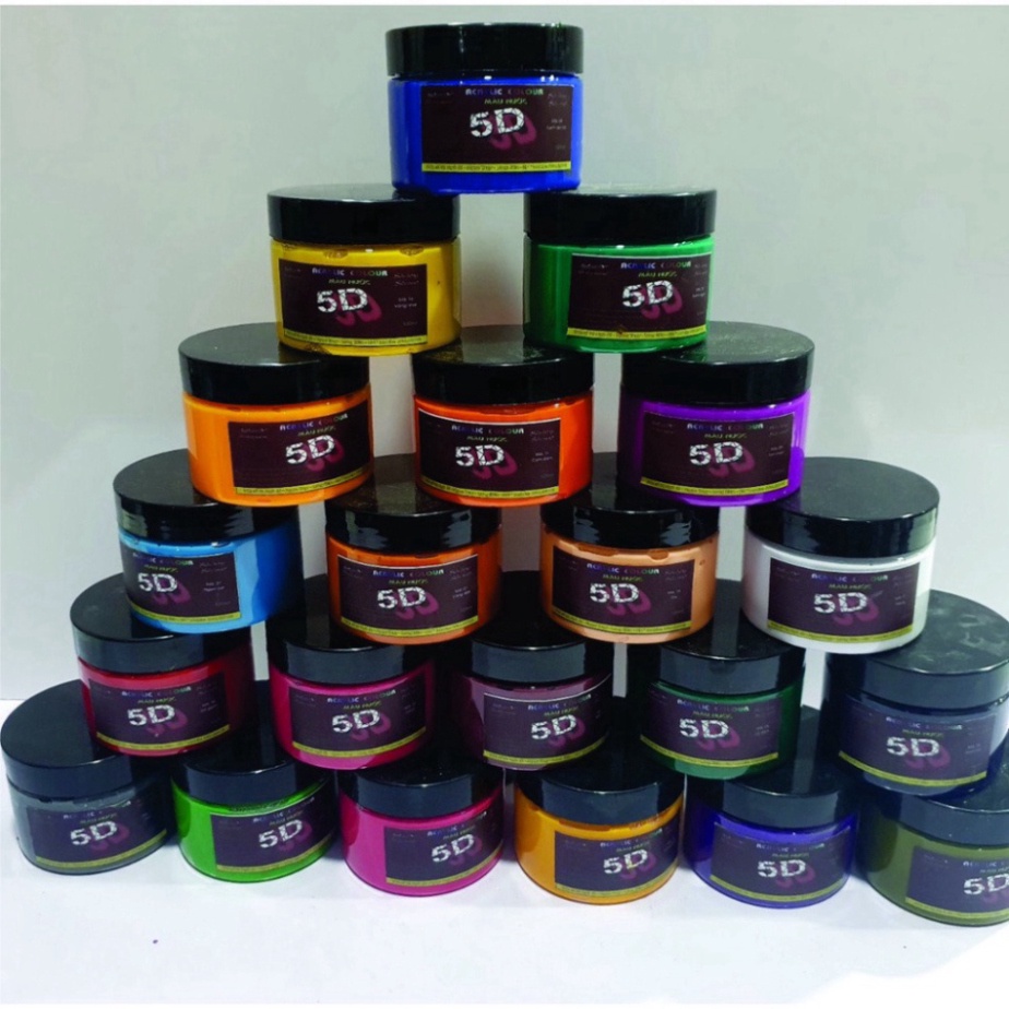 MÀU VẼ ACRYLIC 5D 120ML . . | Shopee Việt Nam