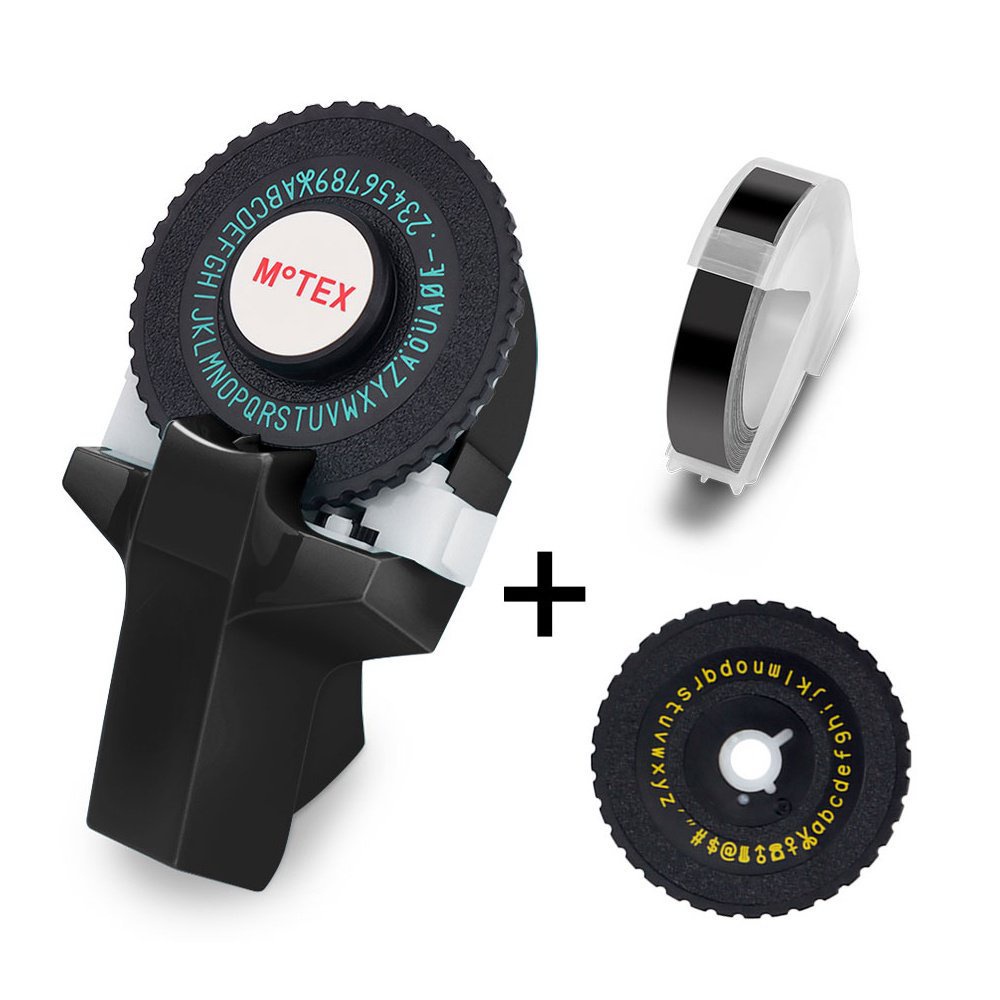 Băng Keo Đen Dập Nổi 3D manual motex E101 9mm Dùng Làm Nhãn Dán Thủ Công | Shopee Việt Nam