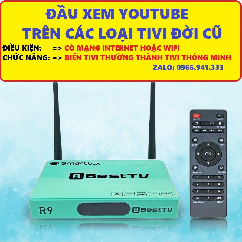tivi box / box tivi xem youtube trên tivi giao diện tiếng việt | Shopee ...