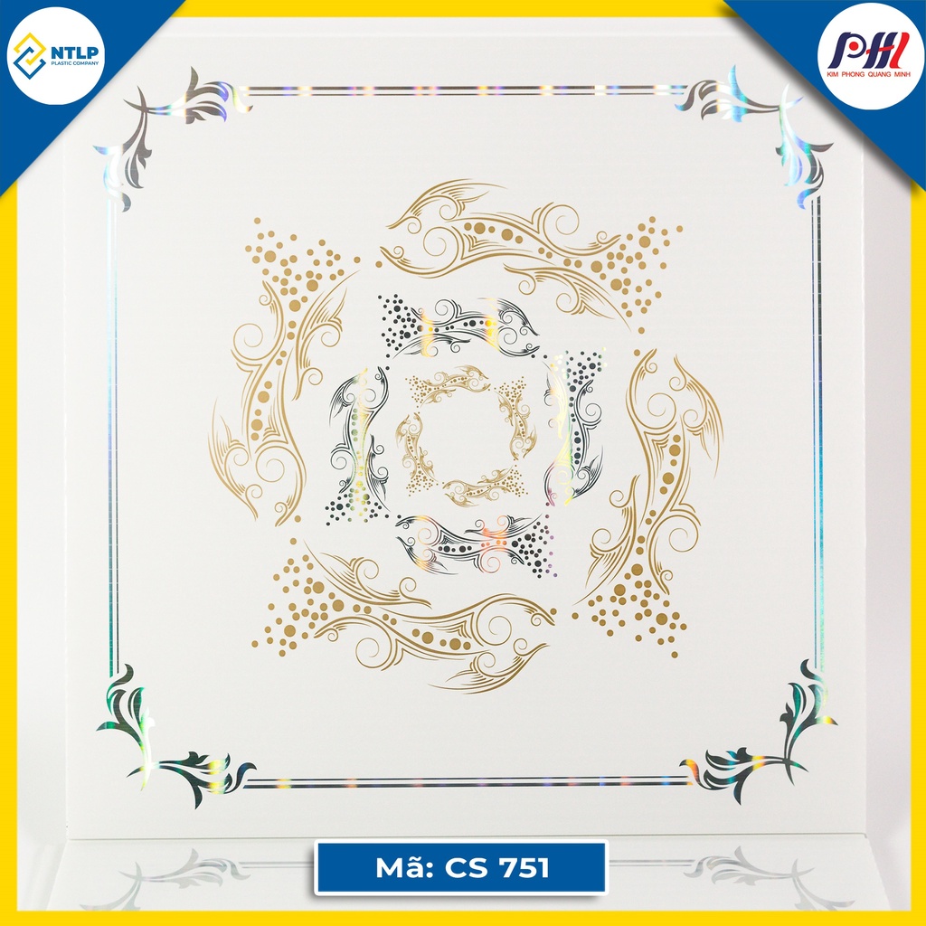 Trần nhựa thả / La phông nhựa CS751 | Shopee Việt Nam