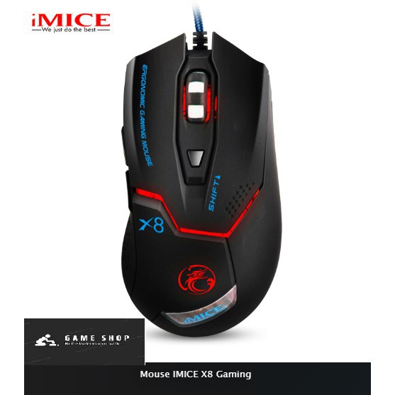 Chuột Gaming IMICE X8 Dây dù - Led 7 | Shopee Việt Nam