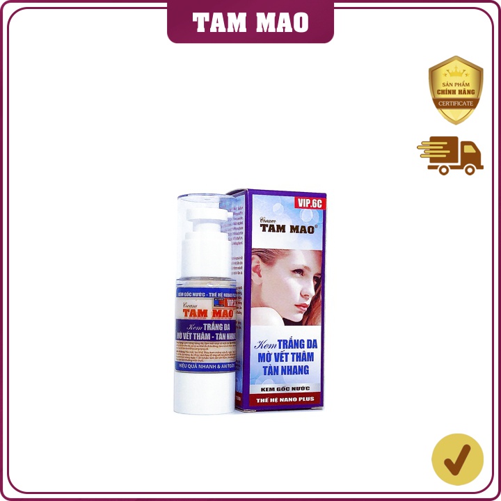 Kem TAM MAO Trắng Da Mờ Vết Thâm Tàn Nhang (30g) | Shopee Việt Nam