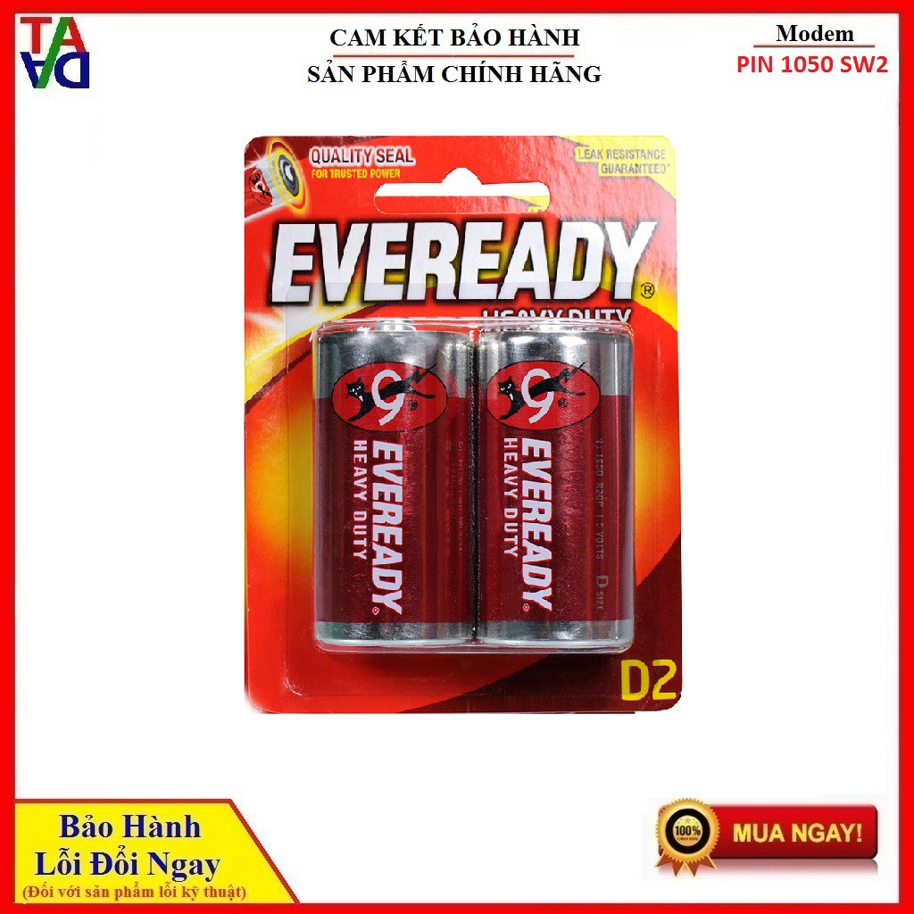 PIN ĐẠI EVEREADY HD D 1050 SW2 - HÀNG CHÍNH HÃNG | Shopee Việt Nam