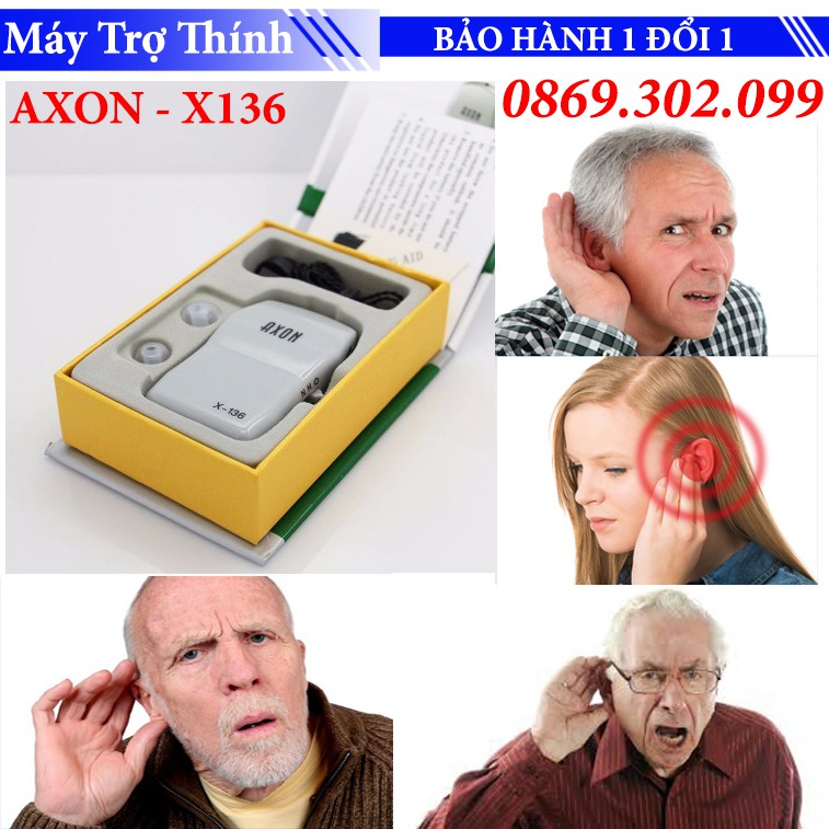 Máy Trợ Thính - Trợ Điếc Dành Cho Mọi Lứa Tuổi Axon X136 Cao Cấp | Shopee Việt Nam