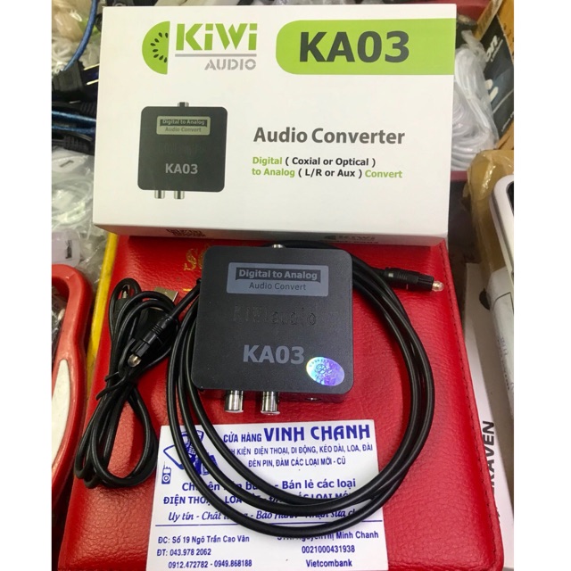 Bộ chuyển đổi âm thanh KiWi KA03 | Shopee Việt Nam