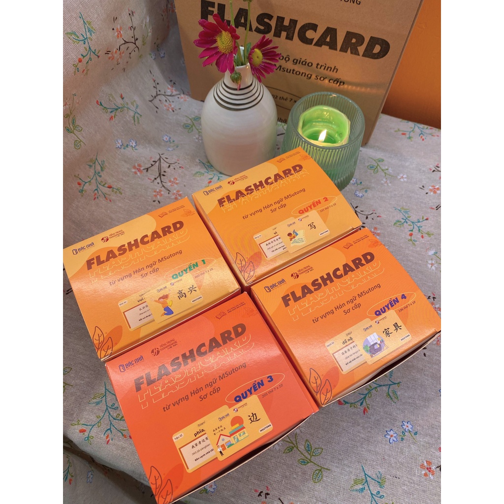 BỘ THẺ TỪ VỰNG CD FLASHCARD - GIÁO TRÌNH TIẾNG TRUNG MSUTONG | Shopee ...