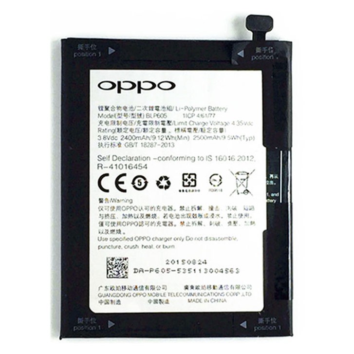 pin oppo BLP- 605 dùng cho f1/a35 | Shopee Việt Nam
