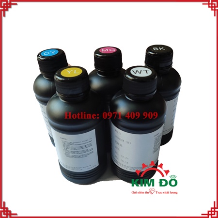 Mực Led UV Epson - Bình 250ml CMKY-W (Cứng) | Shopee Việt Nam