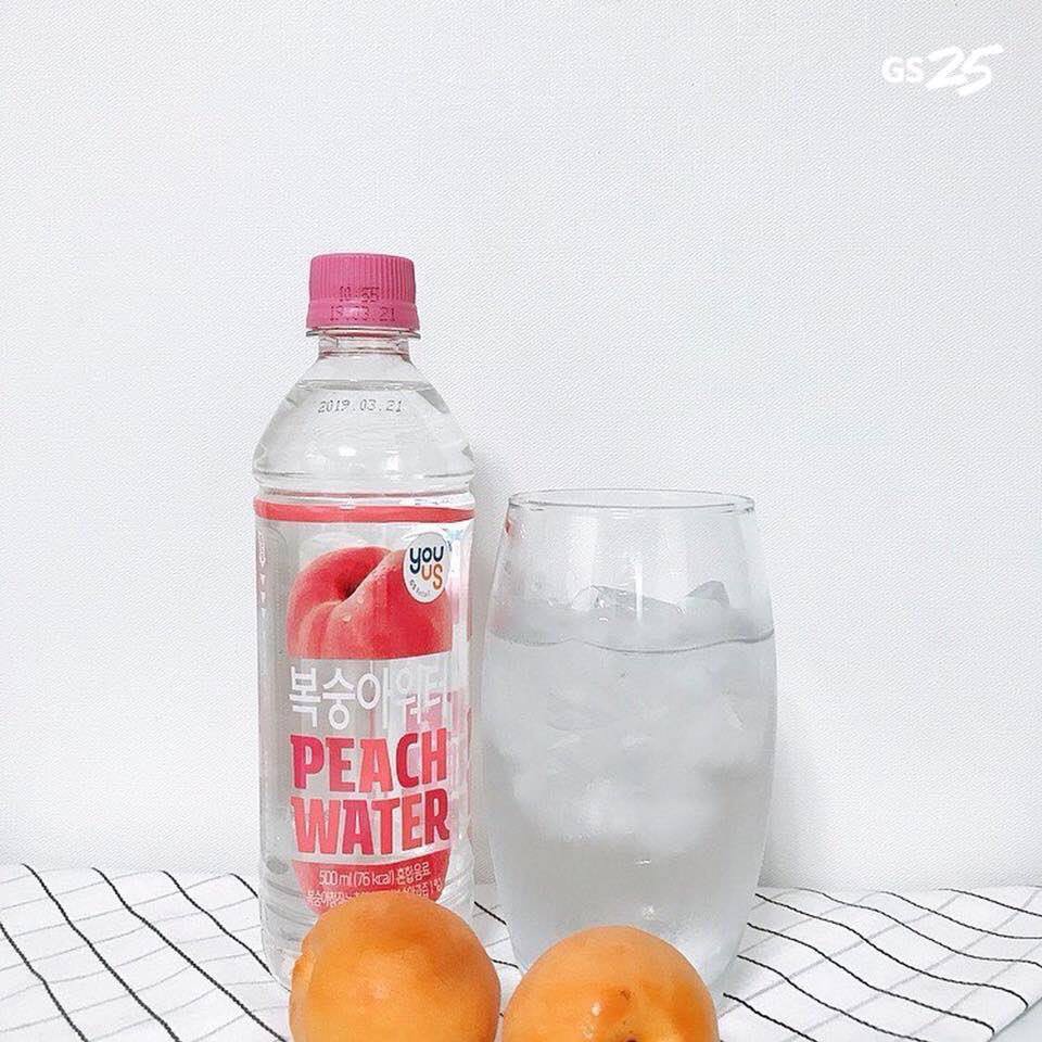 YOUUS Peach Water Nước Uống Hương Đào tự nhiên 500ml | Shopee Việt Nam