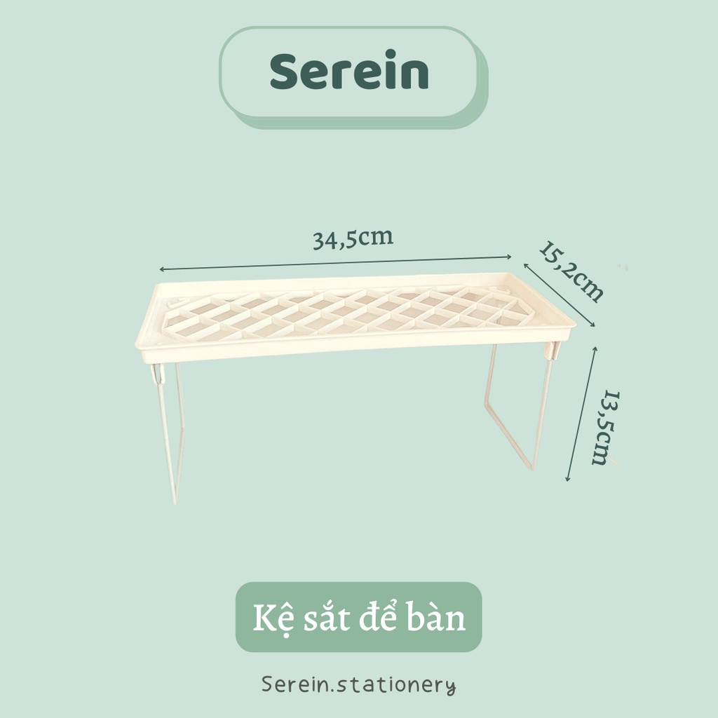 Kệ nhựa mini kệ mini để bàn kệ decor bàn học tiện lợi SEREIN văn phòng ...