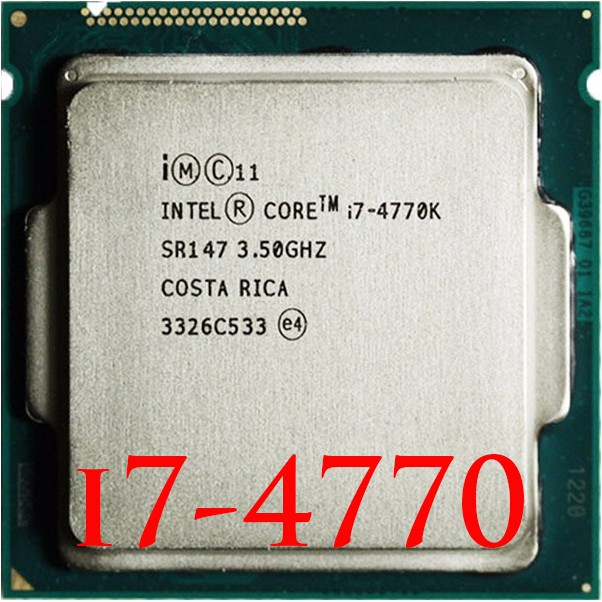 Intel Core i7 4770 - 4 Core 8 Threads 8M Cache Socket 1150 Bảo Hành 1 ...