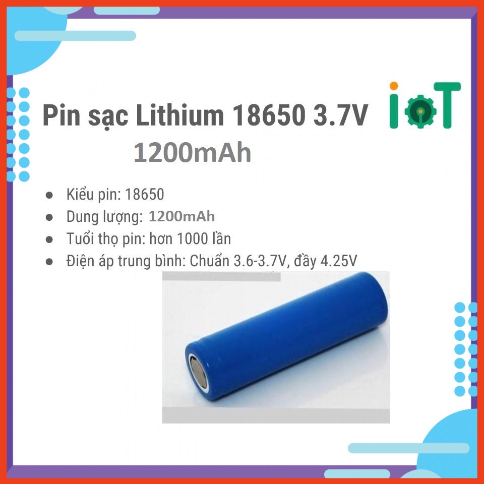CELLPIN PIN 18650 1200MAH HÀNG NHẬP KHẨU CHUẨN DUNG LƯỢNG - DÙNG CHO ...