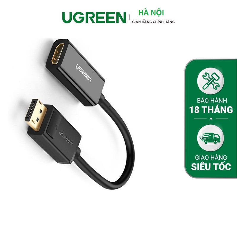 Cáp Chuyển Đổi Displayport Sang HDMI Ugreen 40362 hỗ trợ 4K 2K cao cấp ...