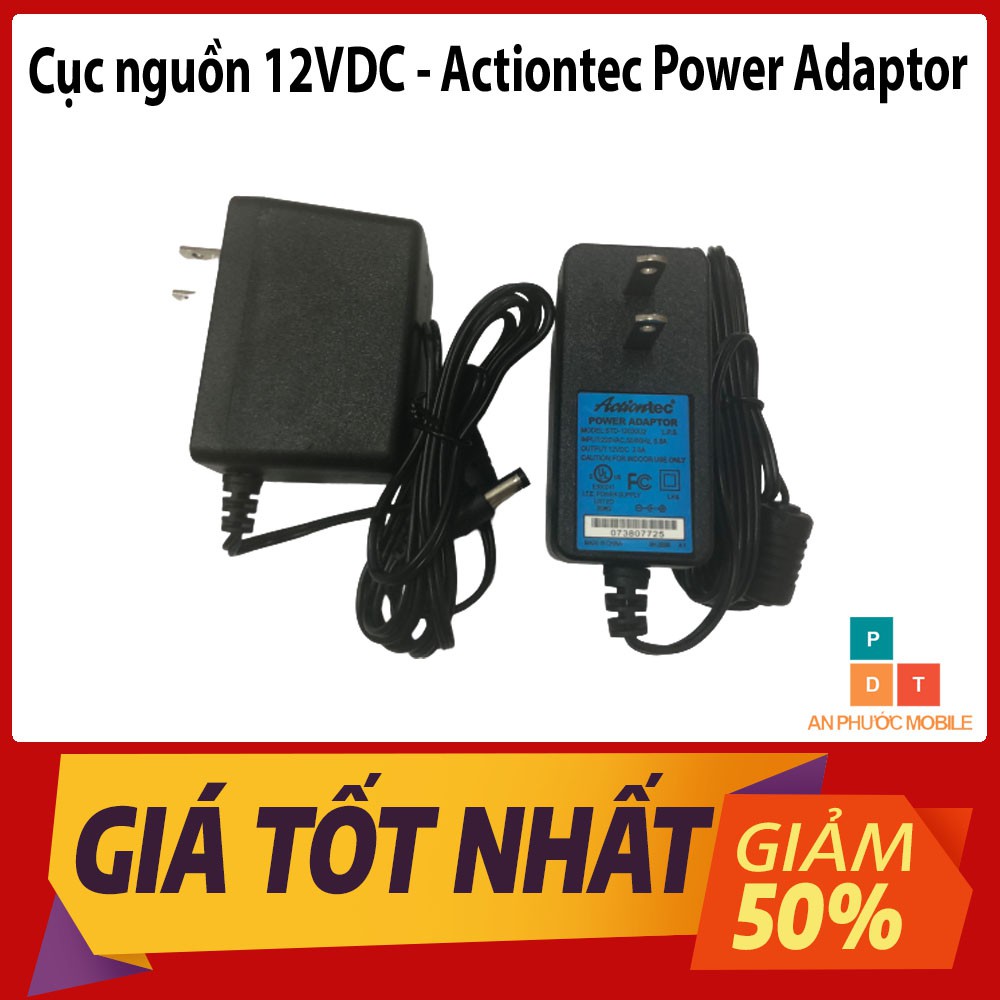 Nguồn Adapter Actiontec 12V-2.5A loại tốt, . BH 12 tháng - Actiontec ...