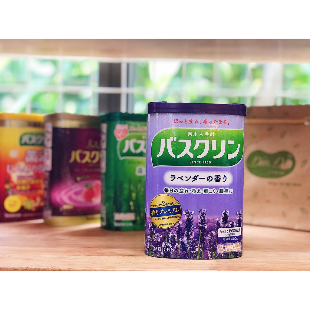 [NHIỀU MÙI] Muối tắm ngâm bồn thư giãn tẩy tế bào chết Onsen hiệu Bathclin/Earth 600g - Hàng nội ...