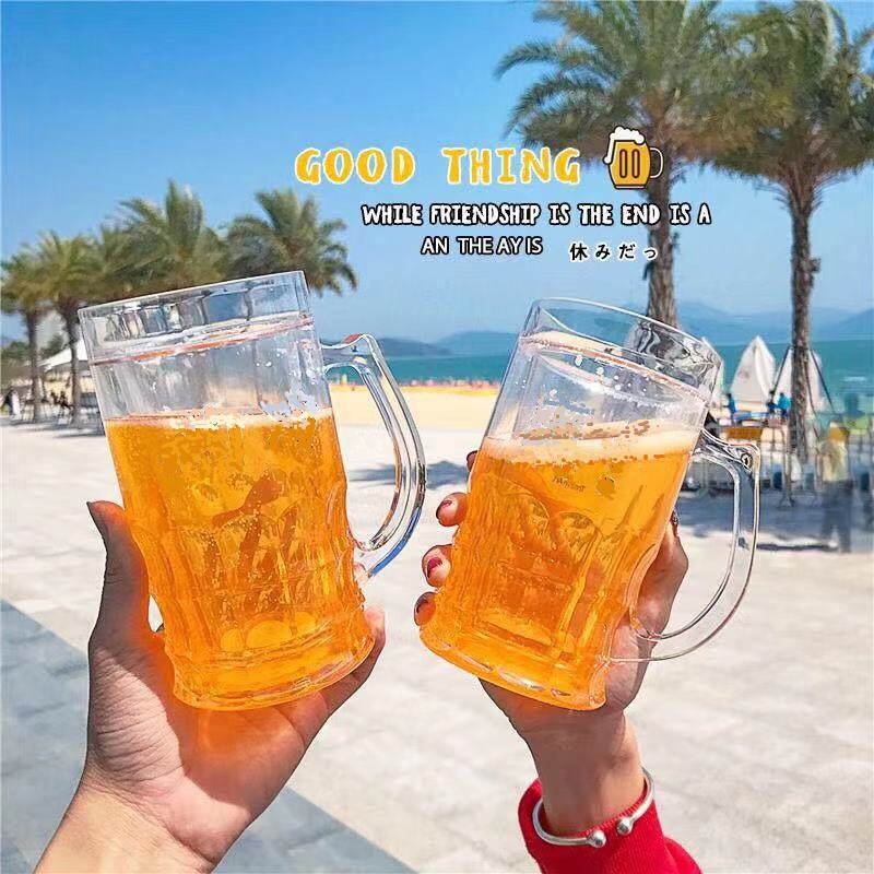 Ly uống bia giả 2 lớp troll Tiktok cốc uống bia giả 2 lớp mẫu mới hàng ...