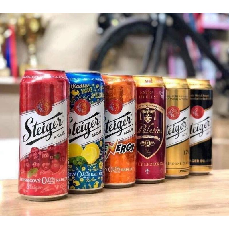 Bia Steiger trái cây 0 độ hsd 9/2025 | Shopee Việt Nam