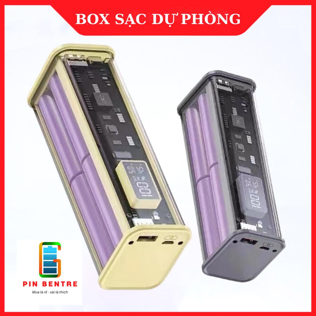 Box Sạc Dự Phòng Trong Suốt 22.5W Sử Dụng 8 Pin 18650 | Shopee Việt Nam