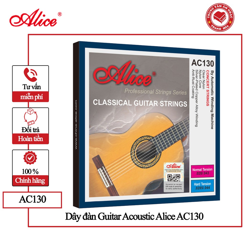 Bộ dây đàn Guitar Classic Alice AC130 - Hàng chính hãng | Shopee Việt Nam