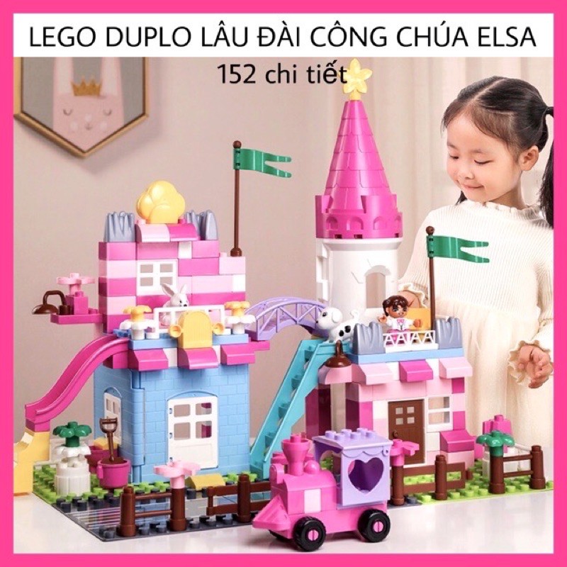 Lâu Đài Công Chúa Elsa - Bộ Xếp Hình 152 chi tiết, tương thích với size ...