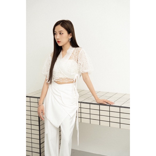 [ẢNH THẬT] Áo Hanbok Lila Hymaison tặng kèm áo ống | Shopee Việt Nam