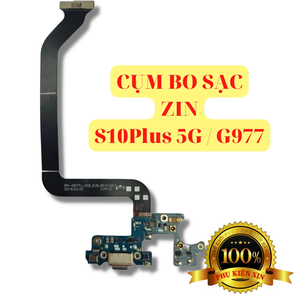 Cụm Bo Sạc Zin S10 5G /G977N Bản HÀN / SM - G977U ( Bản U Mỹ ) New Hàng ...