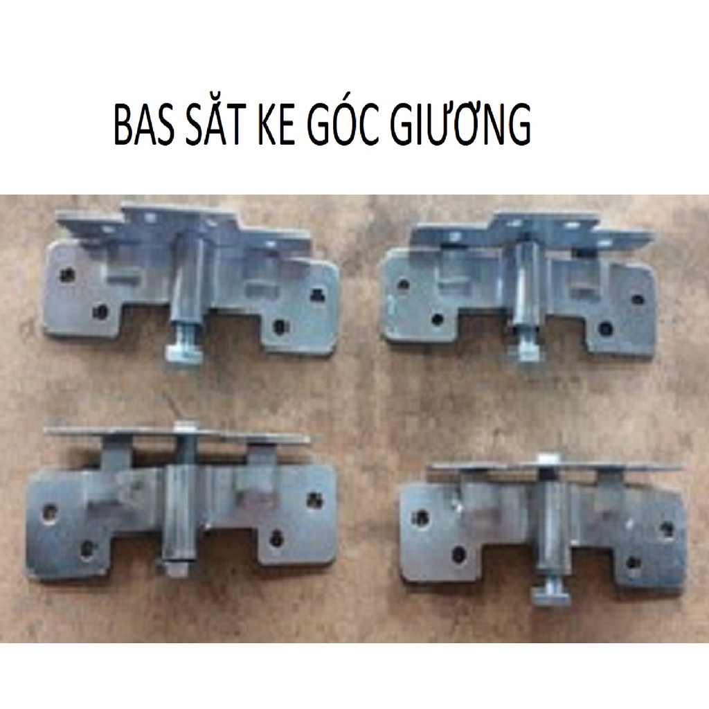 Bộ bas ke sắt góc thanh giường (1 bộ bắt 4 góc giường ) | Shopee Việt Nam