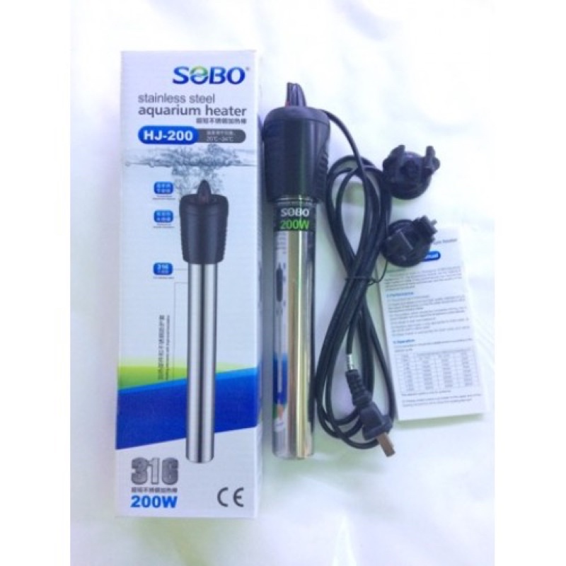 Sưởi hồ cá vỏ inox HJ-100w HJ-200w HJ-300w | Shopee Việt Nam