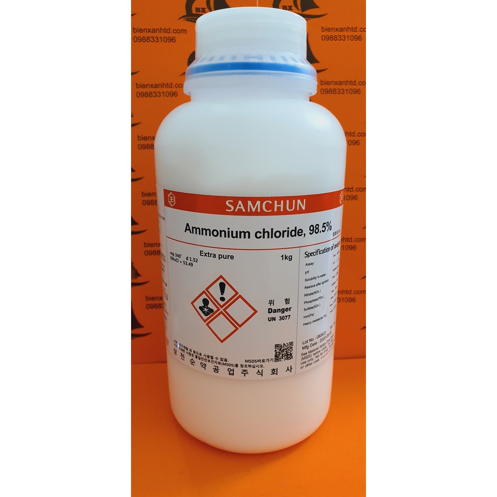 Ammonium chloride NH4Cl Cas 12125-02-9 | Shopee Việt Nam