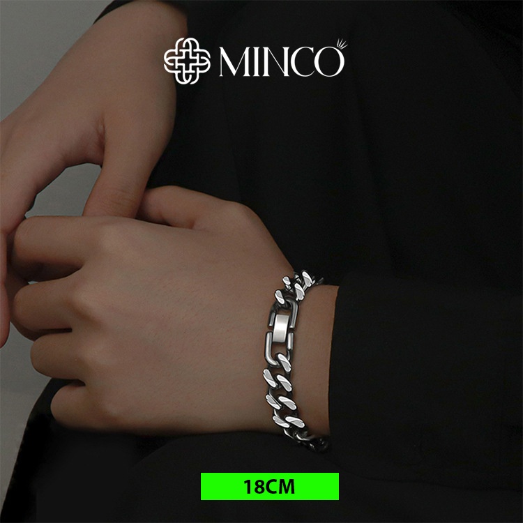 Lắc Tay Nam xích Streetwear Minco Accessories phụ kiện thời trang phong cách ngầu LT16 | Shopee ...