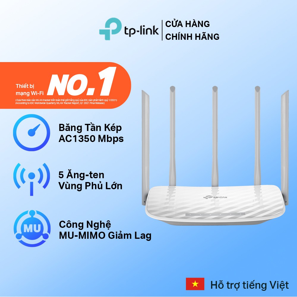Bộ Phát Wifi TP-Link Archer C60 5 Ăng Ten Băng Tần Kép Chuẩn AC ...