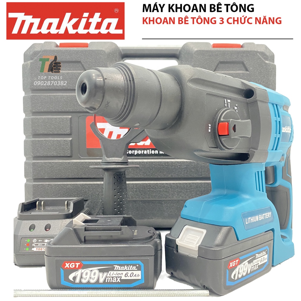 Khoan bê tông pin, Máy khoan bê tông Pin, Khoan bê tông 3 chức năng ...