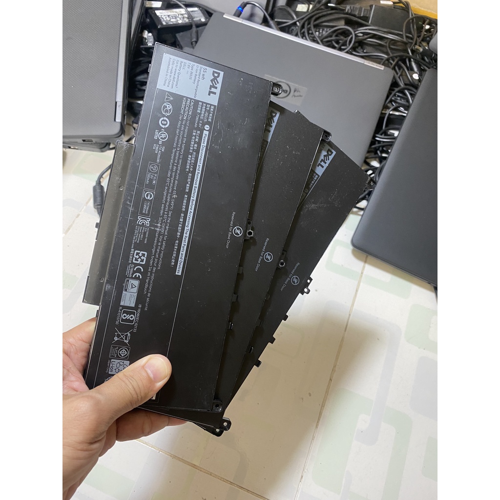 Pin Laptop Dell Latitude E7270, E7470 Loại 55Wh Zin tháo máy & Dell ...