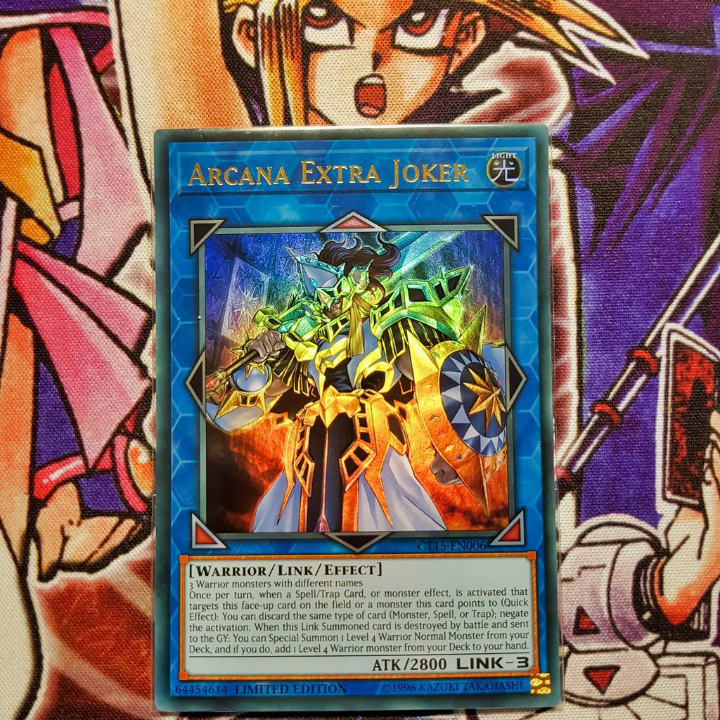 Thẻ bài Yugioh chính hãng | Arcana Extra Joker | CT15 Ultra Rare ...