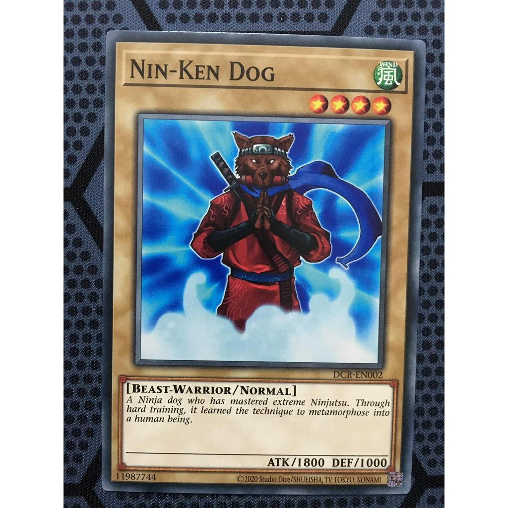 Bài yugioh thời đầu duel monster - Nin-Ken Dog - DCR-EN002 - Common ...