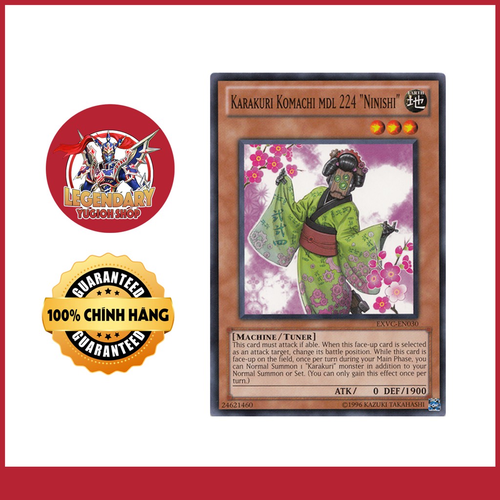 [en Jp][thẻ Bài Yugioh Chính Hãng] Karakuri Komachi Mdl 224 Ninishi