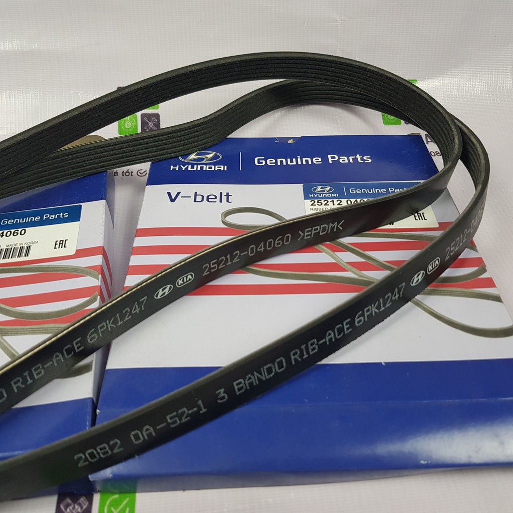 [Sỉ-Lẻ] Dây curoa tổng, dây đai tổng xe Hyundai Grand I10 (3 máy, 1.0 ...