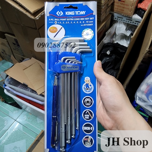 bộ lục giác bi kingtony 9 chi tiết hệ mét 20109MR (1.5-10mm) | Shopee ...