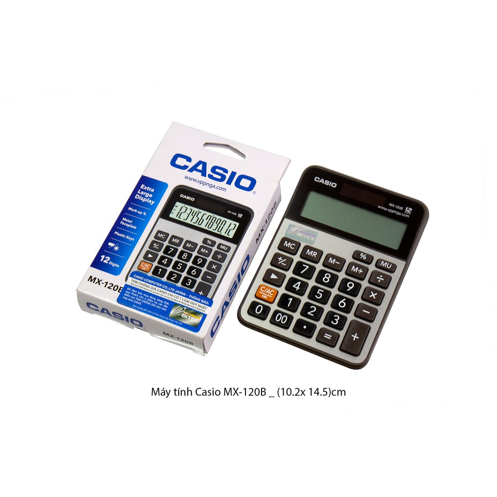 Máy tính casio MX 120B chính hãng | Shopee Việt Nam