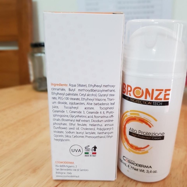 KEM CHỐNG NẮNG VẬT LÝ COSMODERMA BRONZE (100% hàng chính hãng) | Shopee Việt Nam
