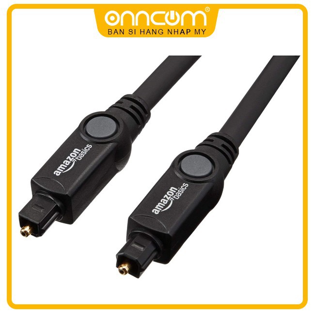 Dây cáp AmazonBasics Digital Optical Audio Toslink Cable 9.8 Feet (3 ...