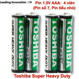 Pin tiểu AAA 4 viên 1.5v chính hãng (pin số 7, pin tiểu nhỏ) | Shopee ...