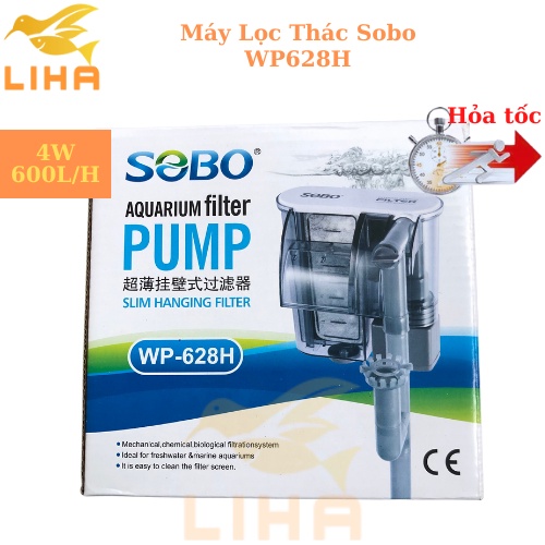Lọc Thác Sobo WP-618H |WP-628H | WP-638H - Lọc Nước Cho Bể Cá Để Bàn | Shopee Việt Nam